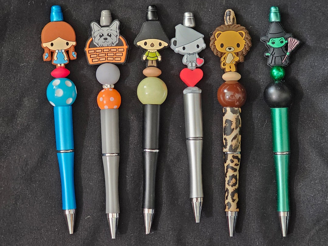 Wizard of Oz Pens, Wizard of Oz Pen Sets, Beaded Pens, Beaded Pen Sets, Kid's Pens, Kid's Party ...