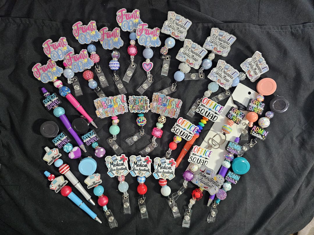 Office Staff Badge Reel, Support Staff Badge Reel, Medical Records ...