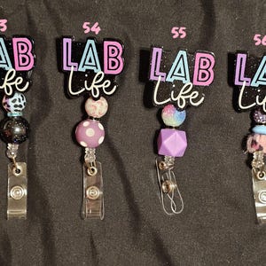 RESTOCKED! Lab Technician Badge Reel, Phlebotomist Badge Reel, Lab Tech ...