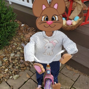 Easter Bunny Porch Sitter, Spring Porch Sitter, Outdoor Spring Porch ...