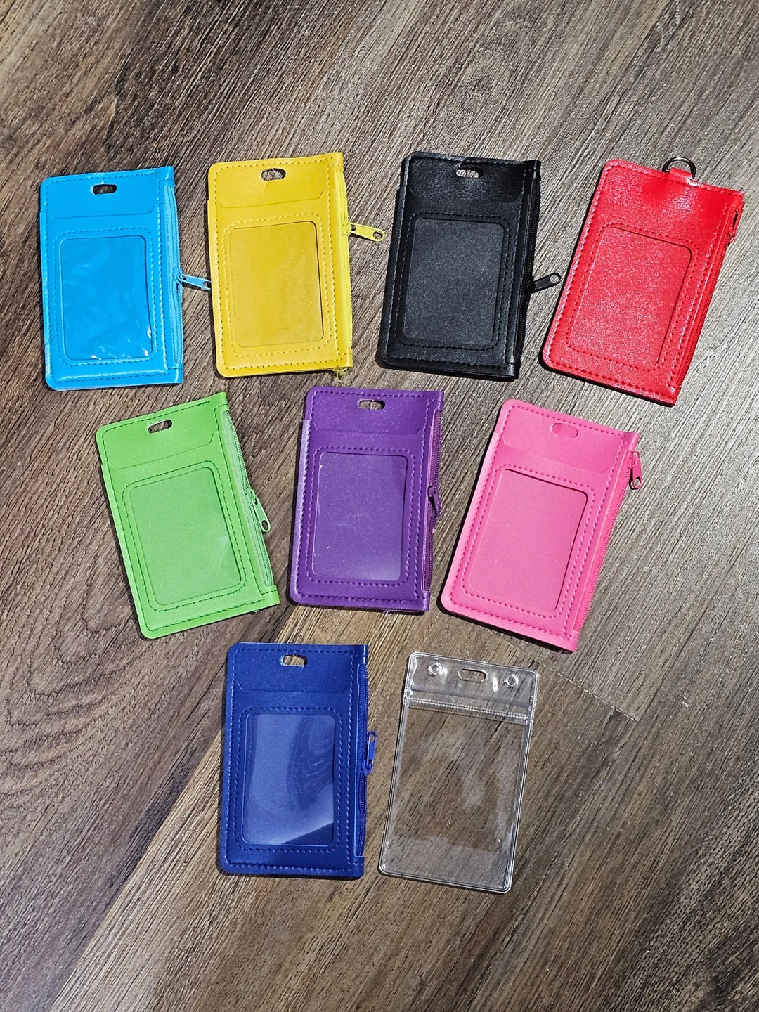 Name Tag Holder, Badge Holder, Zippered Name Tag Holder, Zippered Badge ...