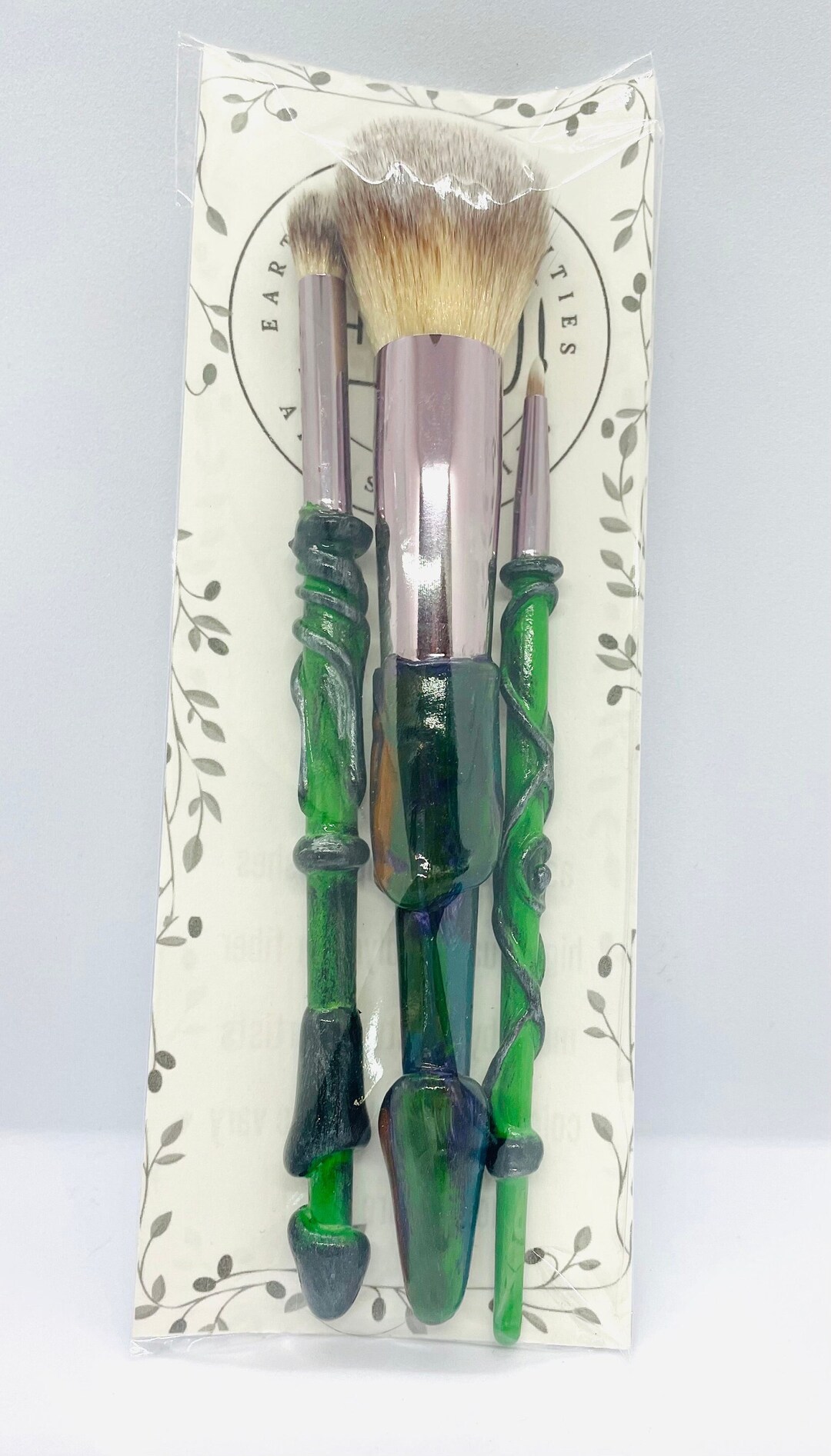 Makeup Brush Set, Set of 3 One of a Kind Whimsical Makeup Brushes - Etsy