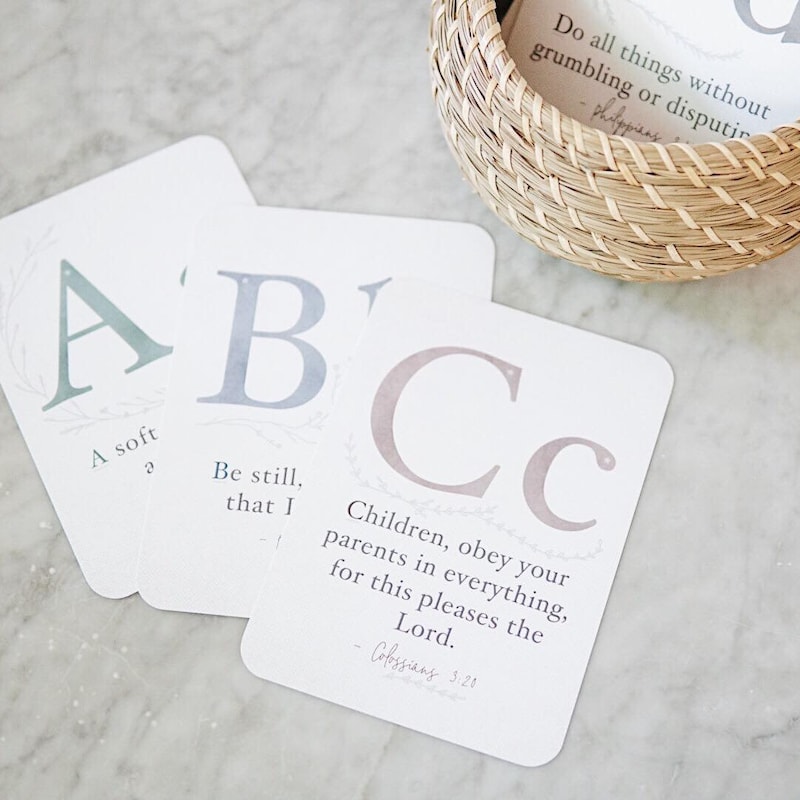 Memory Verse Cards Set - Etsy