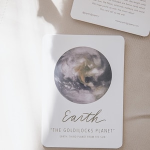 Illustrated Solar System Flash Cards - Solar System Cards - Homeschool ...