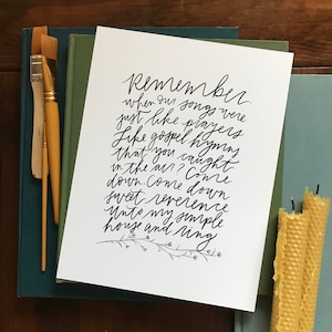 Gregory Alan Isakov Print, Stable Song Print, Gregory Alan Isakov Song ...