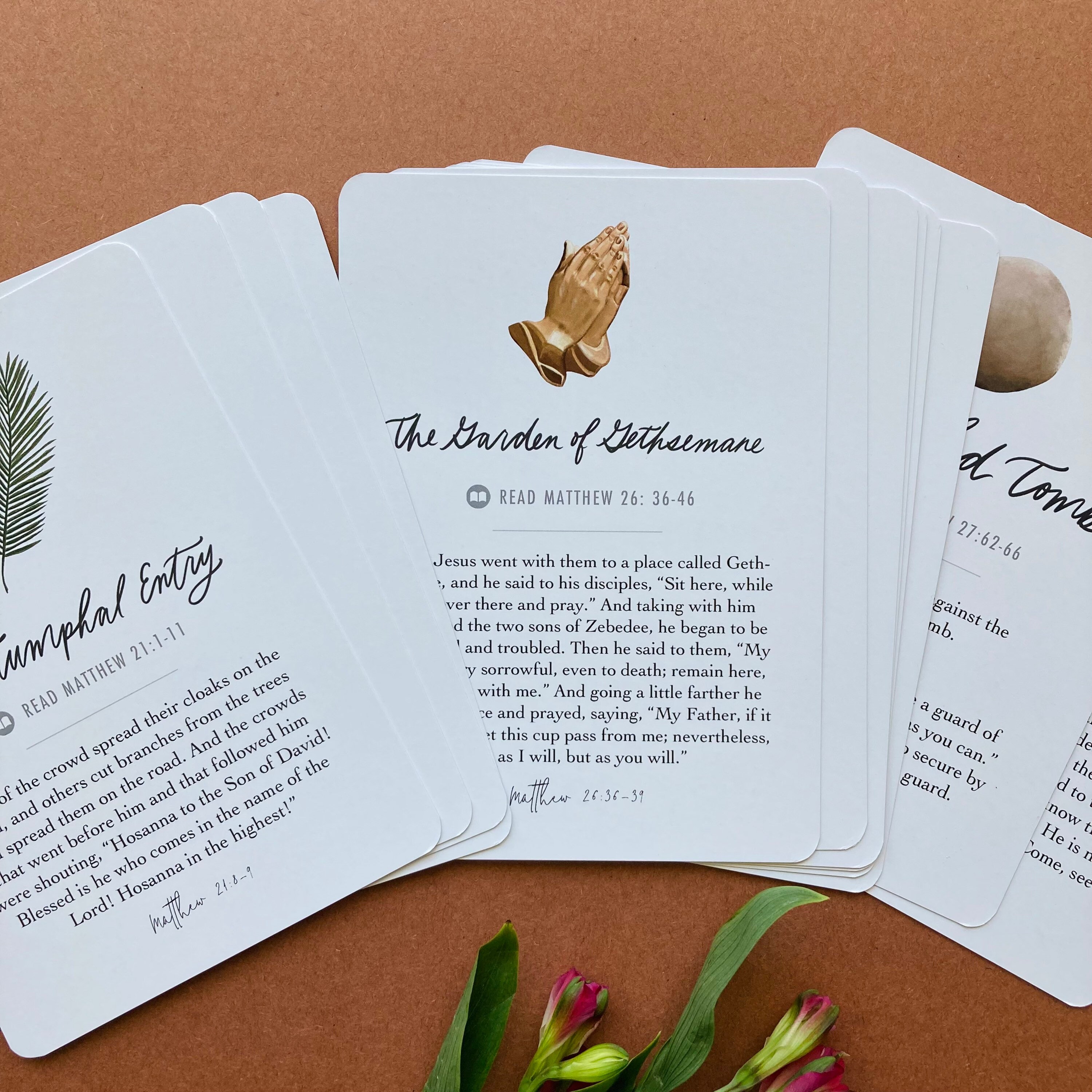 Resurrection Cards Easter Story Cards Easter Flash Cards | Etsy