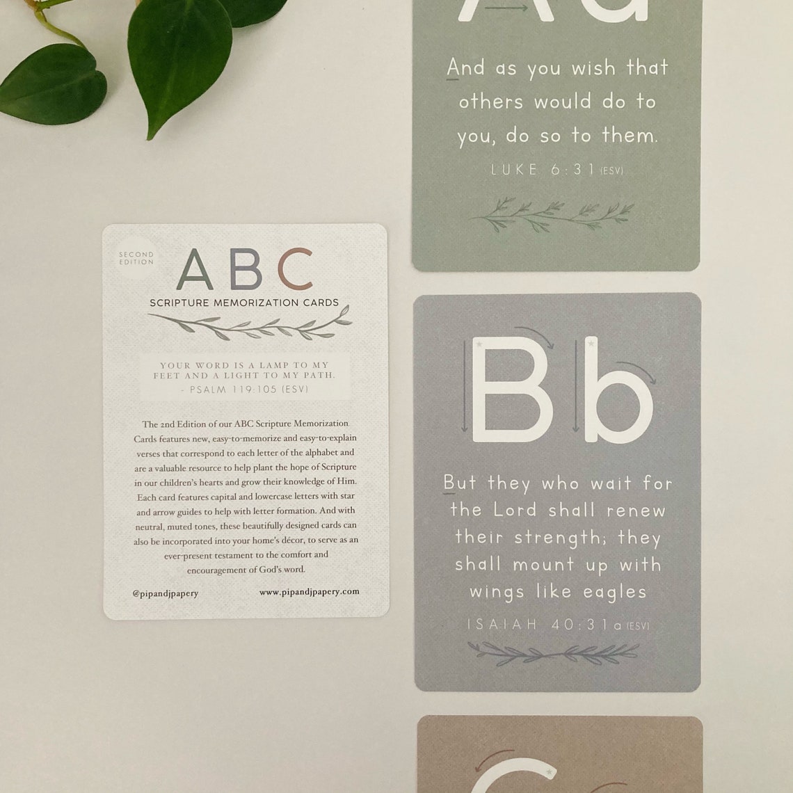 2nd Edition ABC Scripture Memorization Cards Abc Bible Flash - Etsy