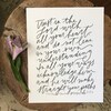 Cursive ABC 123 Hand-lettered Print - Etsy