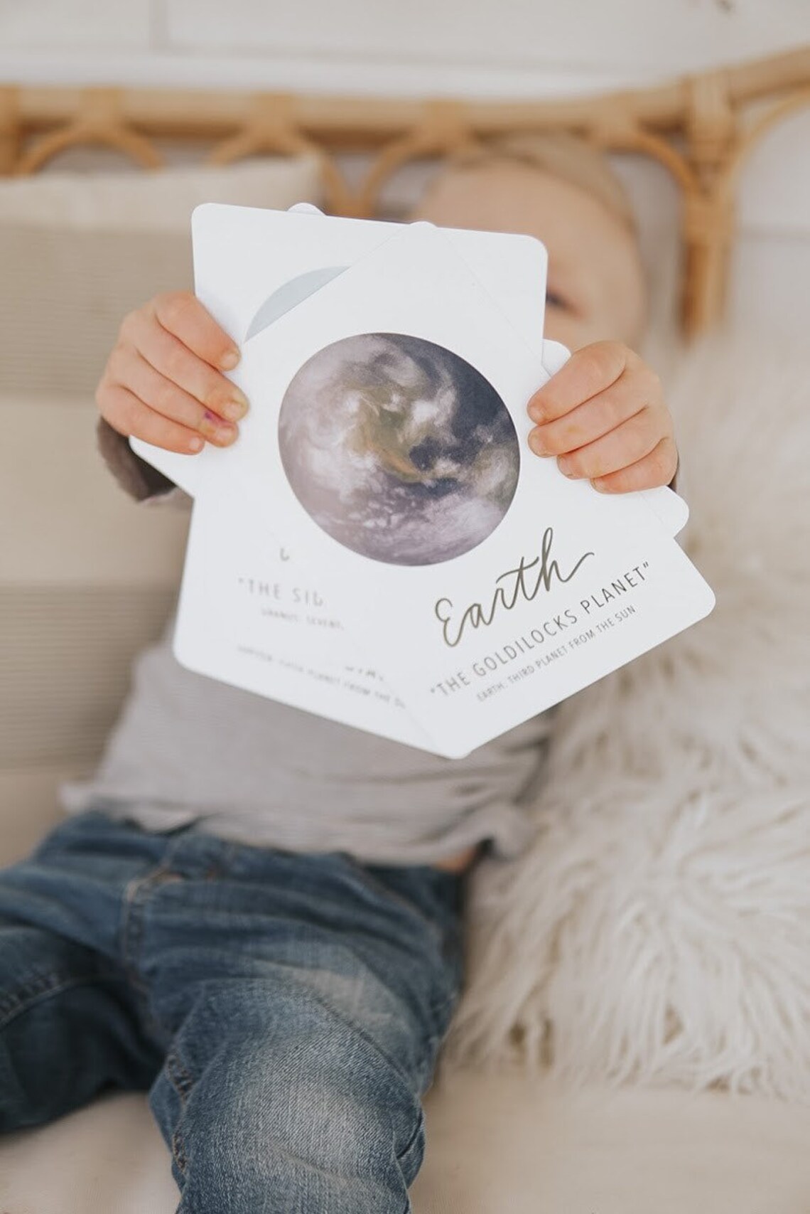 Illustrated Solar System Flash Cards Solar System Cards | Etsy