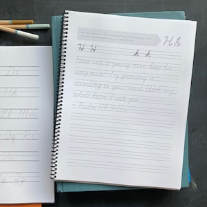 Cursive ABC Scripture Memorization Workbook, Cursive Penmanship ...