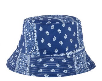 Blue Bucket Hat | Etsy