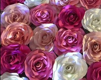 Large paper flowers | Etsy