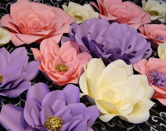 Large paper flowers | Etsy