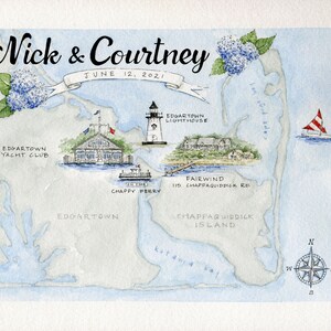 Custom Illustrated Map - Etsy