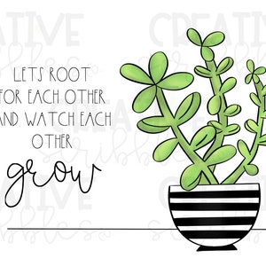 Succulent Digital Art Print | Instant Download, Cactus, Quote, Original ...