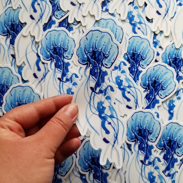 Watercolor Jellyfish - Etsy