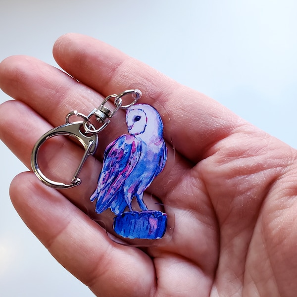 Owl Keychain - Etsy