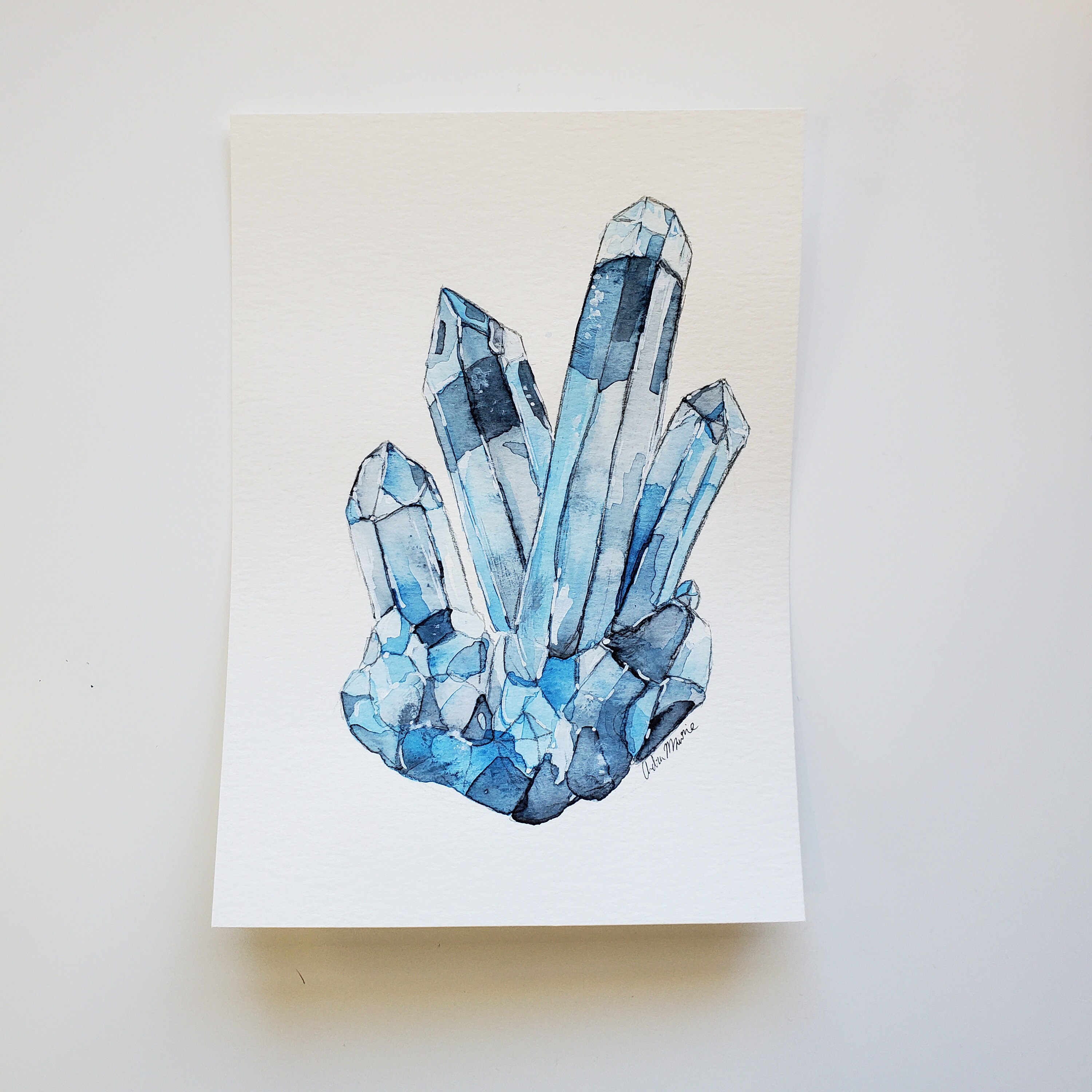 Crystal Cluster Painting