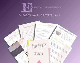 Essential Oil Printable Aromatherapy Journal Binder Page - Etsy