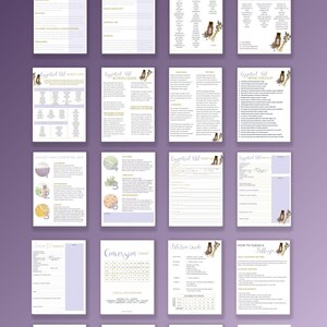 Printable Essential Oils Notebook Binder Planner | Essential Oil Recipe ...