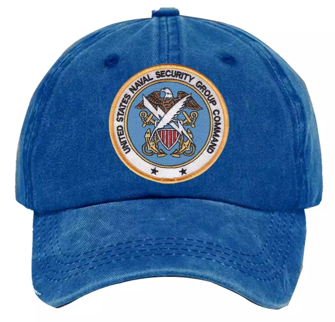 Us Naval Security Group Command Embroidered Hat, Veteran Cap, Trucker ...