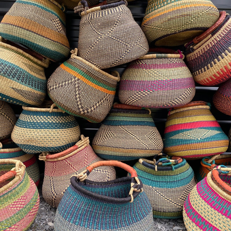 African Basket - Etsy