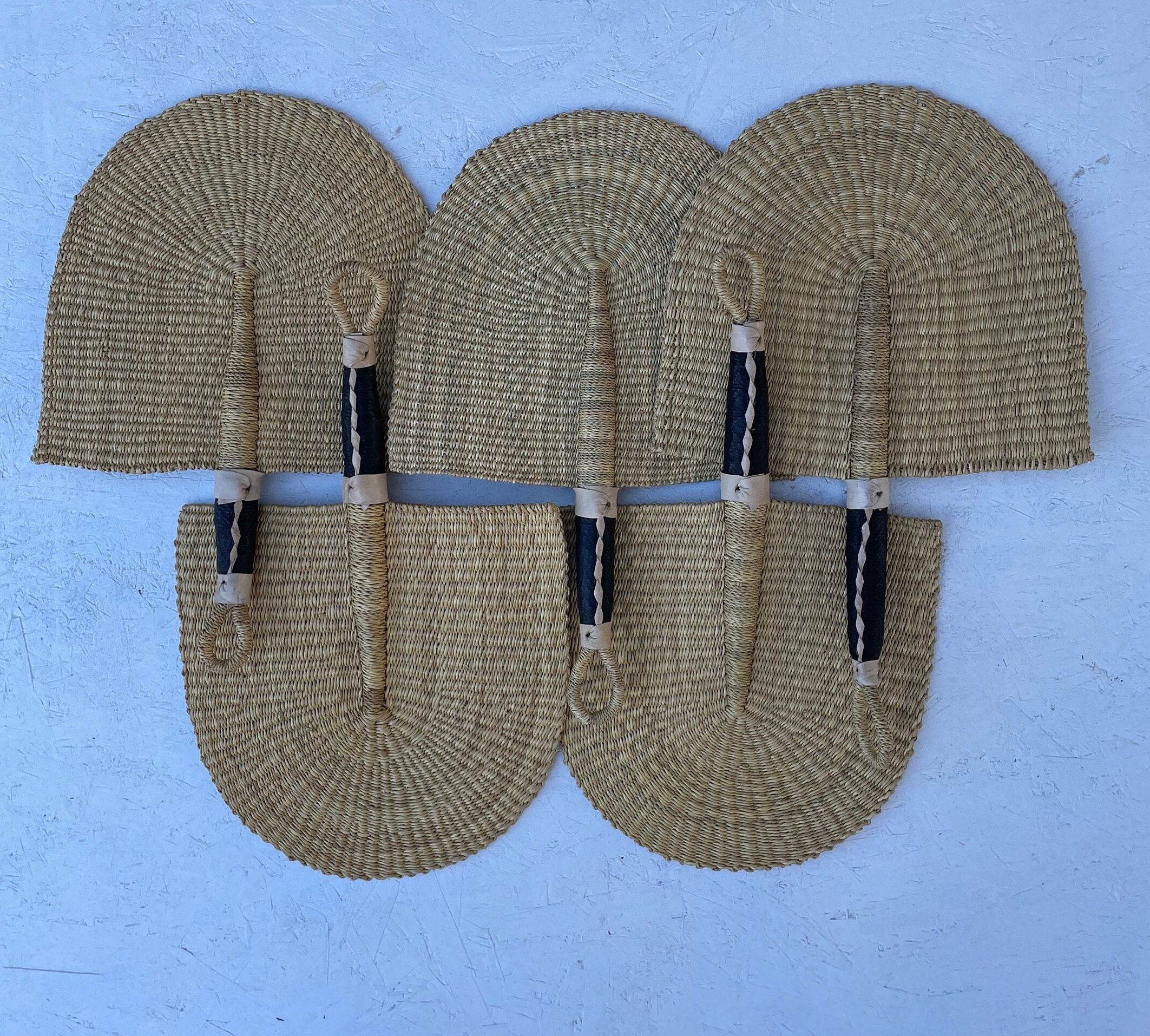 Handwoven Bolga Fan, African Fan, African Wall Decor, Decorative Fan ...