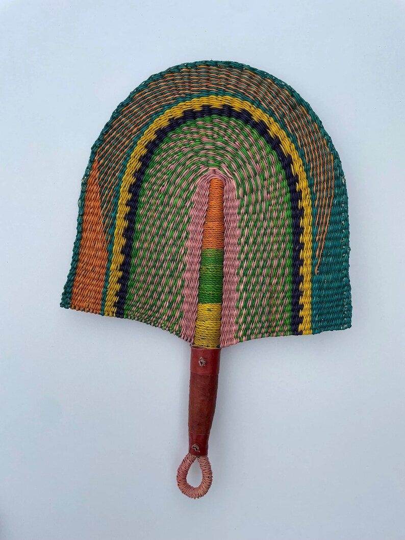 Handwoven Bolga Fan, African Fan, African Wall Decor, Decorative Fan ...