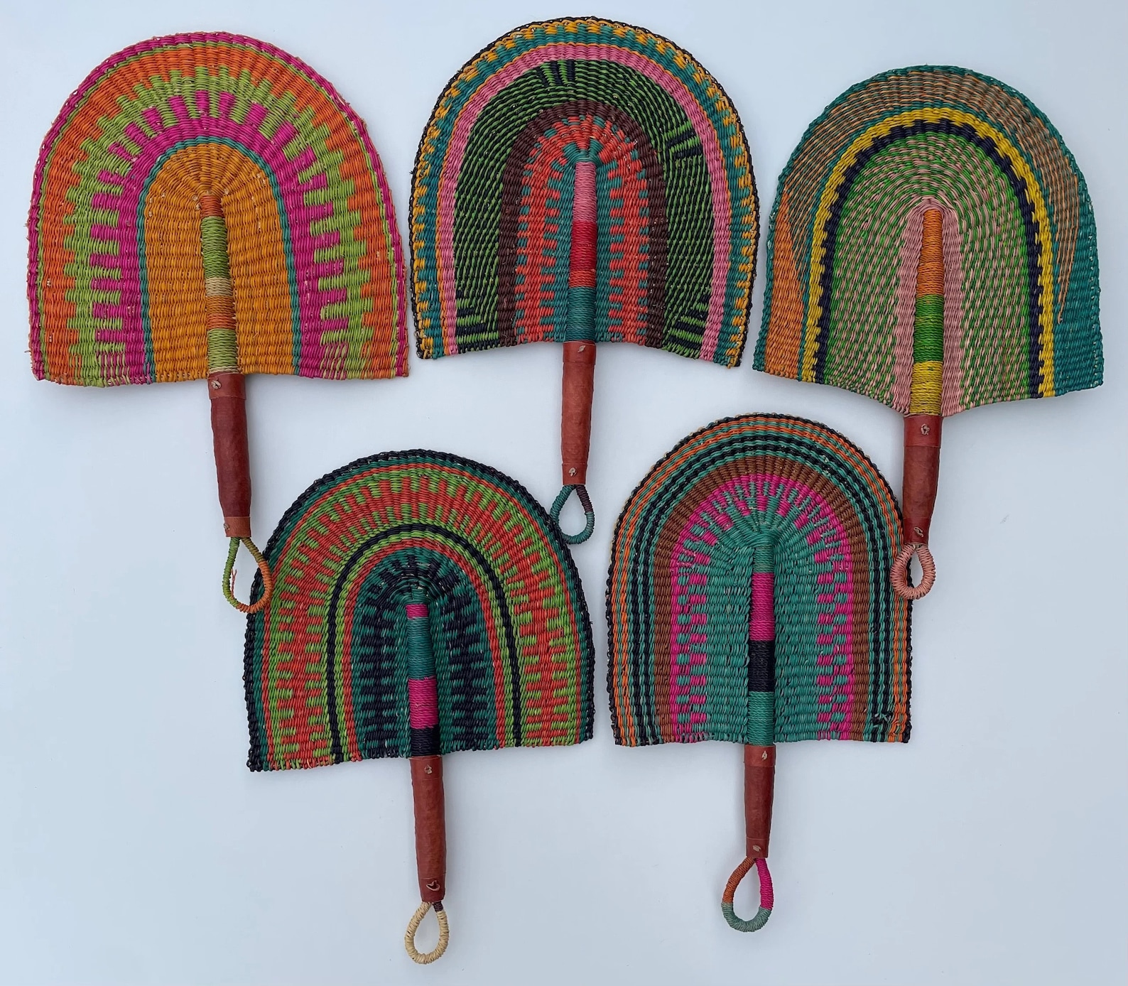 Handwoven Bolga Fan, African Fan, African Wall Decor, Decorative Fan ...