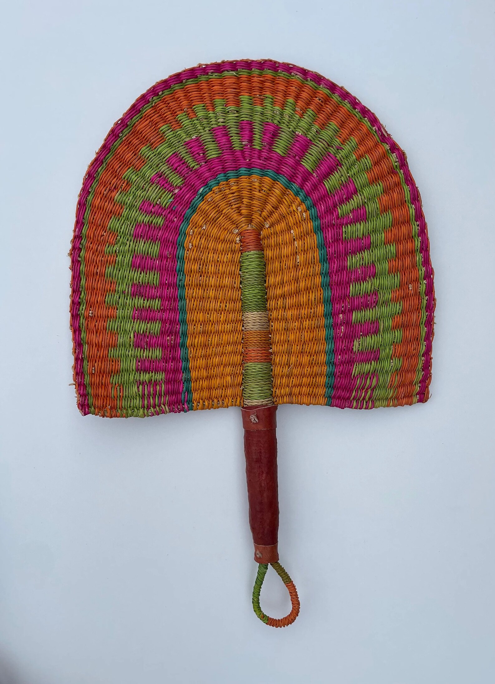 Handwoven Bolga Fan, African Fan, African Wall Decor, Decorative Fan ...