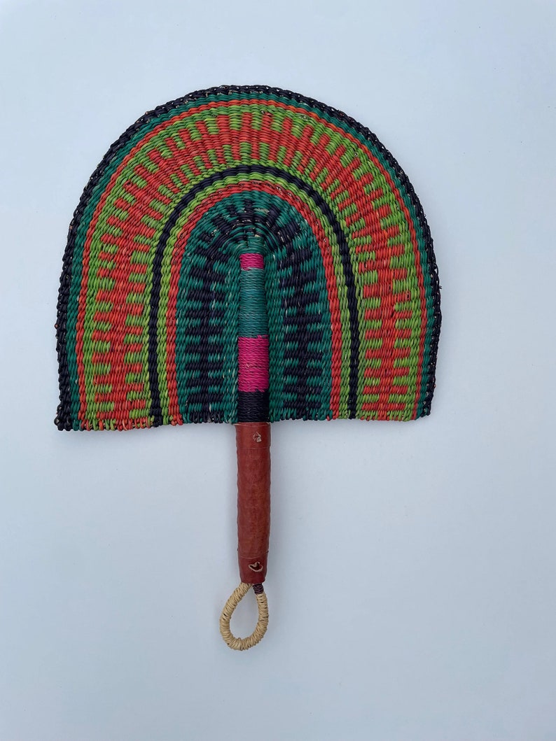 Handwoven Bolga Fan, African Fan, African Wall Decor, Decorative Fan ...
