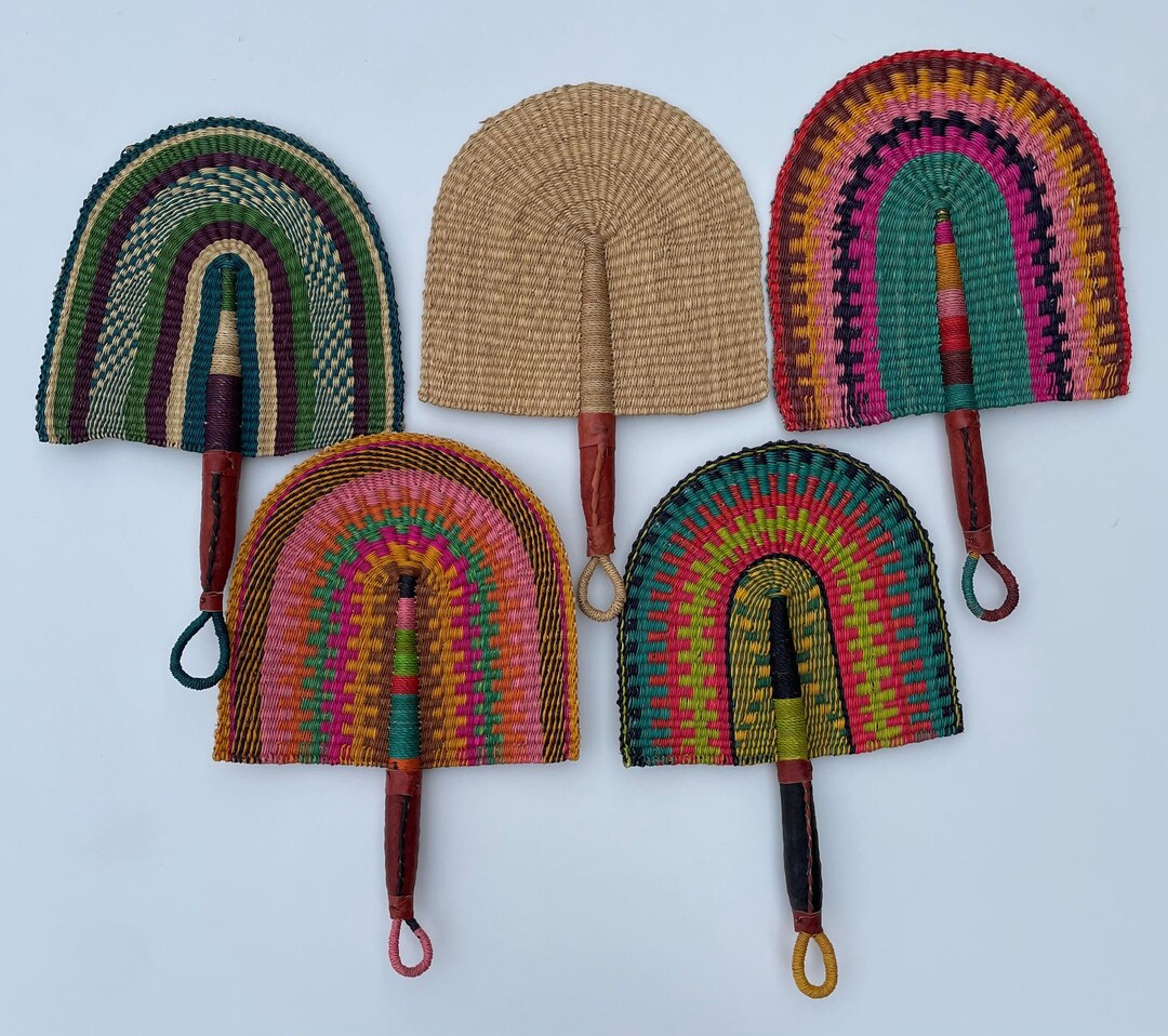 Handwoven Bolga Fan, African Fan, African Wall Decor, Decorative Fan ...