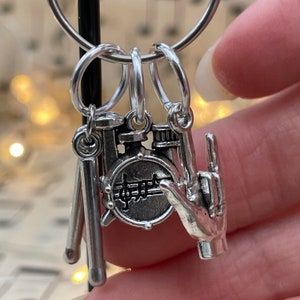 Drummers Keychain, Drums Keychain, Drum Keyring, Music Gift, Gifts for ...