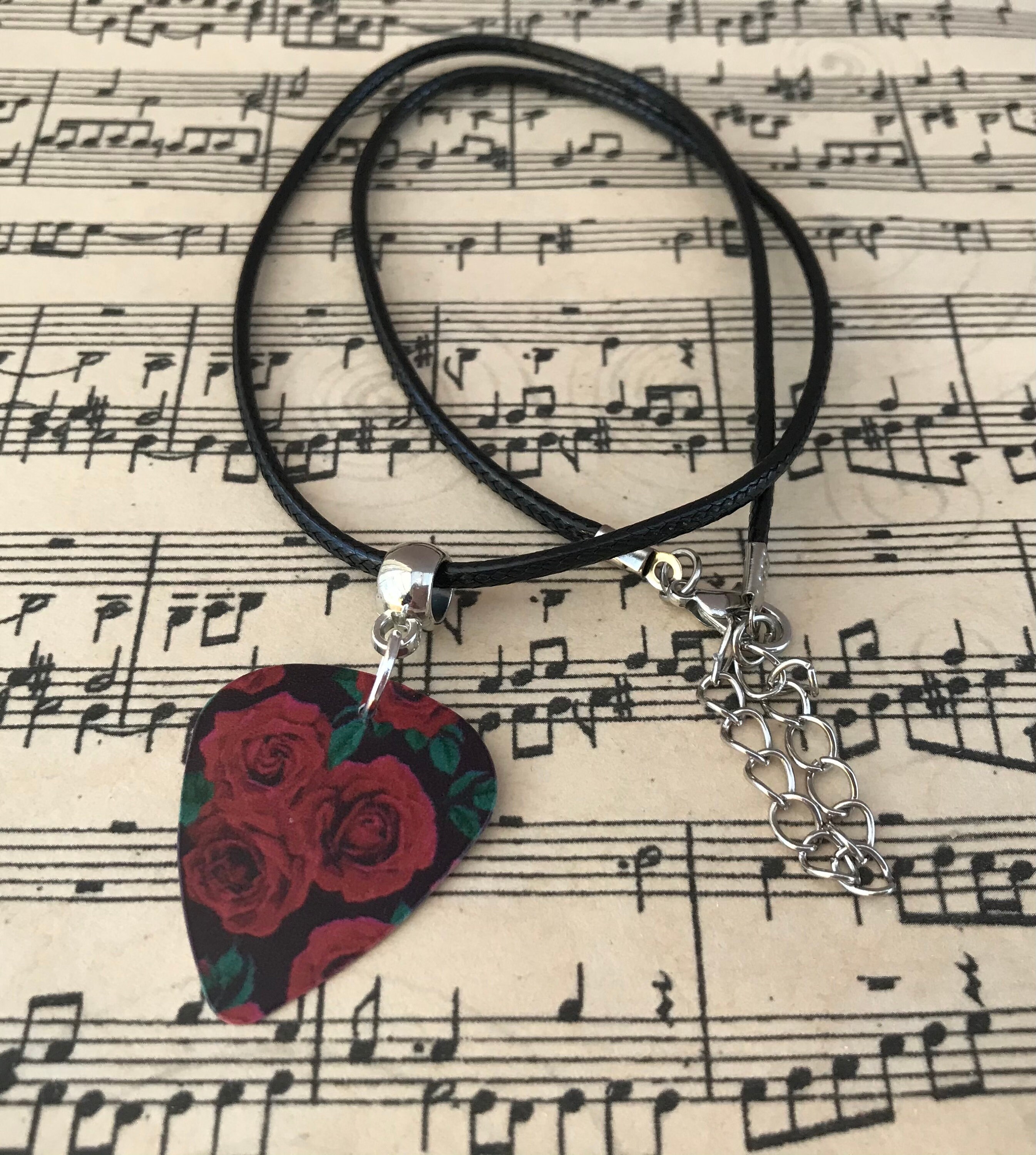 Plectrum necklace pick necklace valentines gift guitarist - Etsy.de