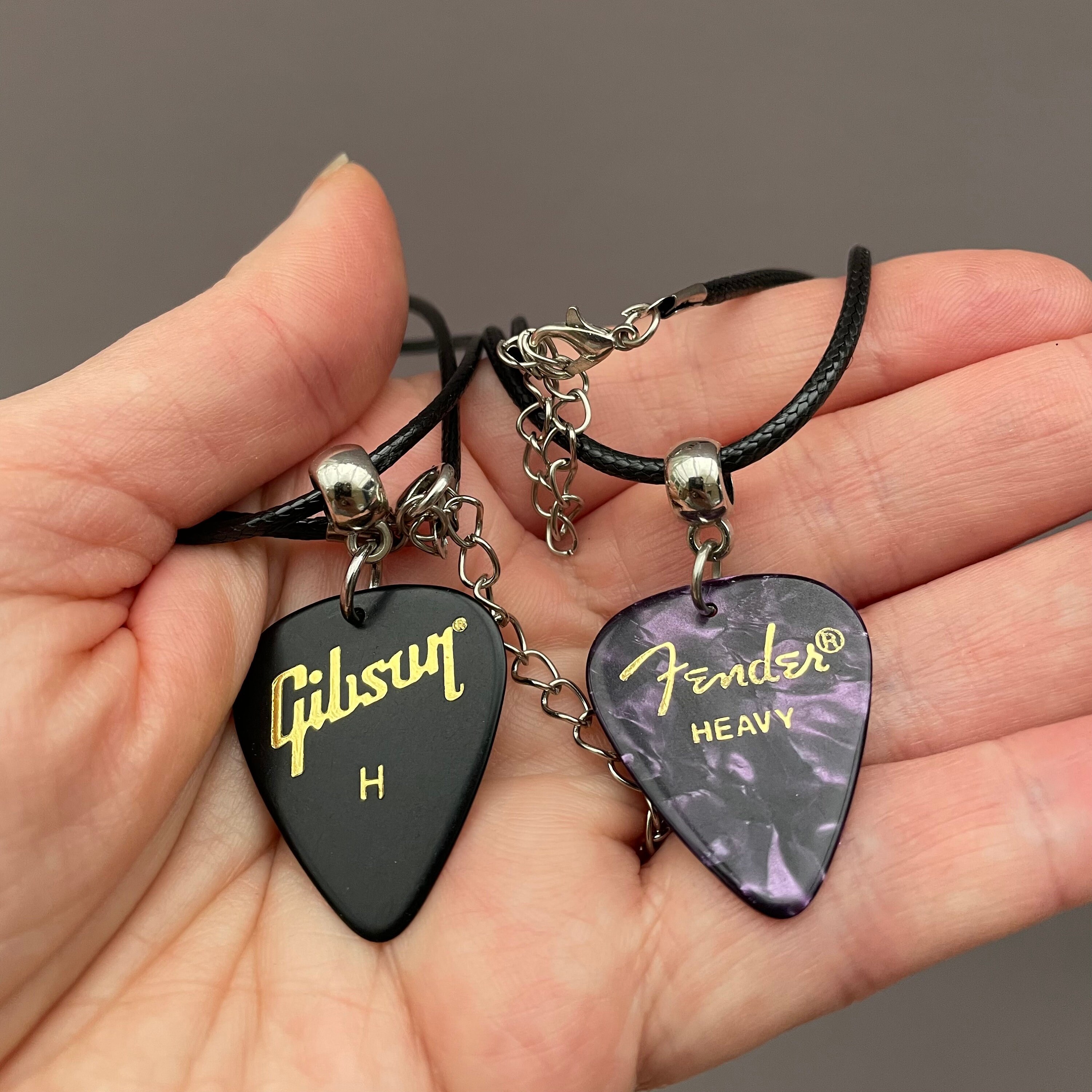 Plectrum necklace pick necklace valentines gift guitarist - Etsy.de