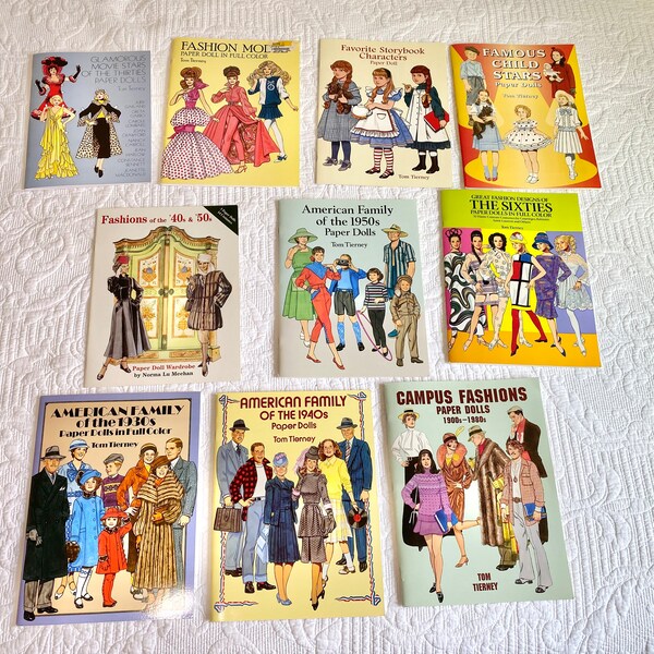 Paper Doll Books - Etsy