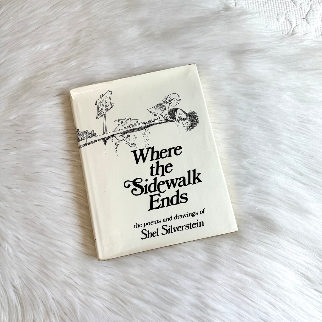 Vintage 1970s Where the Sidewalk Ends by Shel Silverstein Hardcover ...
