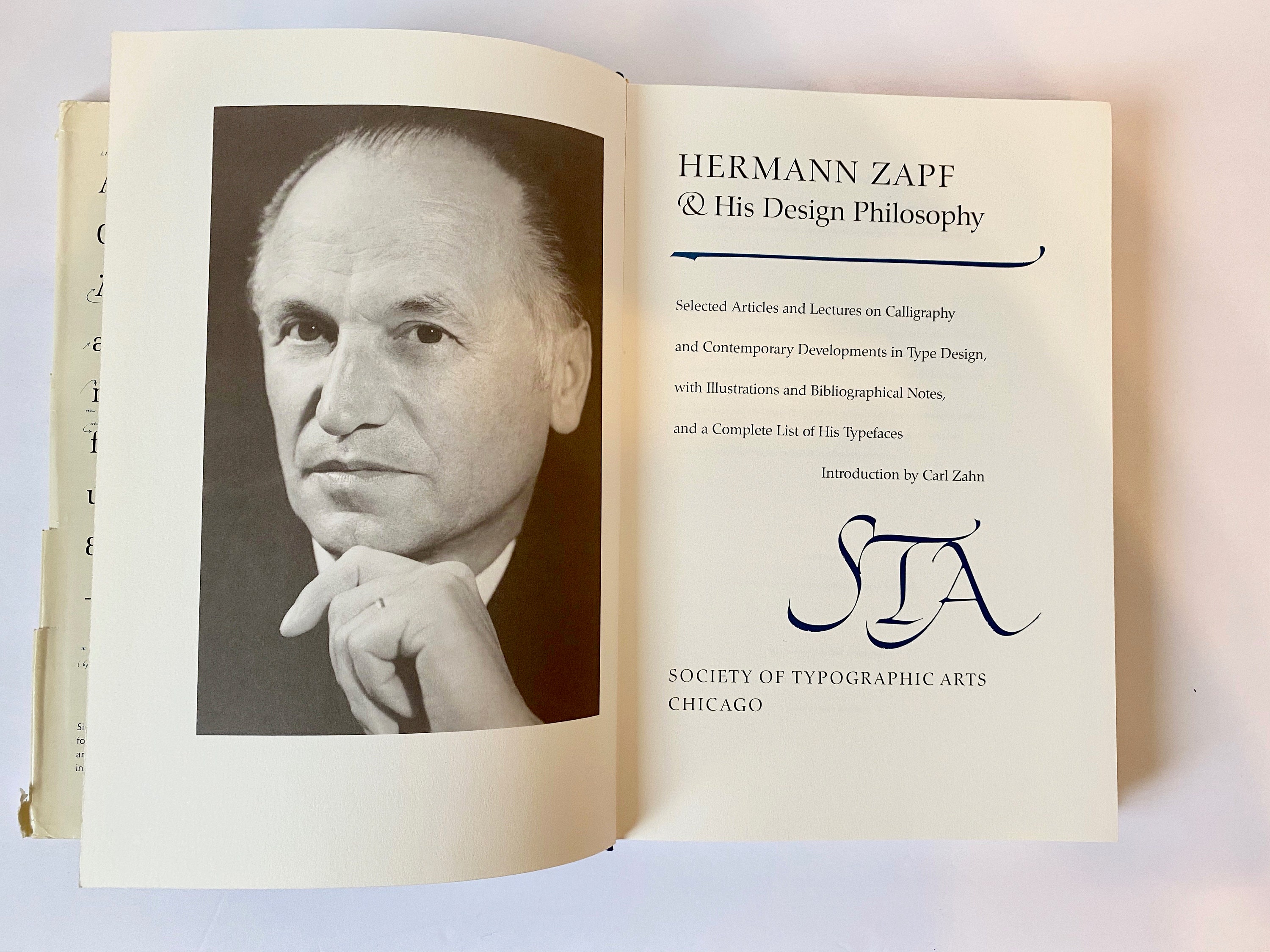 Vintage 1987 'hermann Zapf and His Design Philosophy' | Etsy