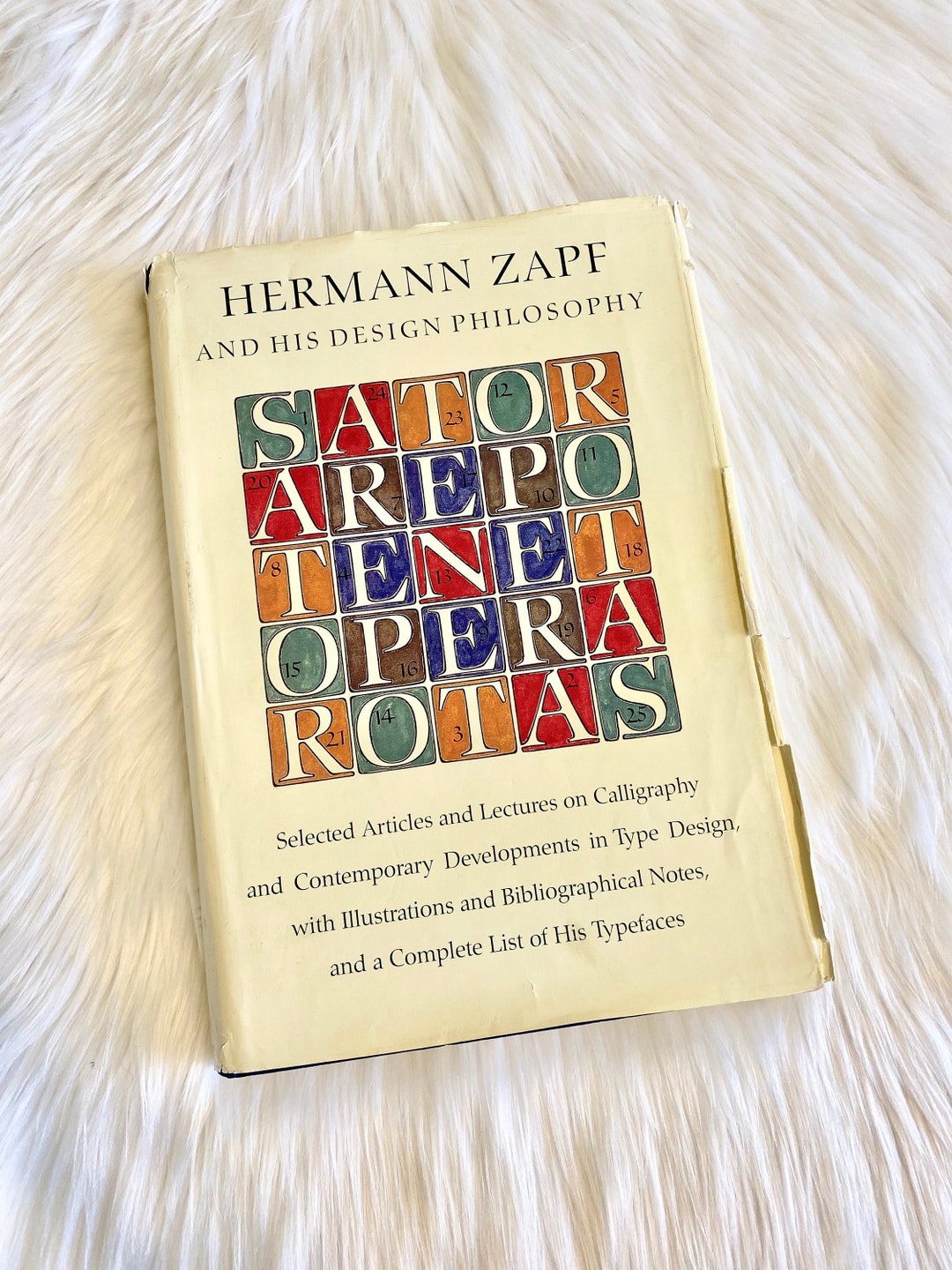 Vintage 1987 'hermann Zapf and His Design Philosophy' Hardcover Book ...