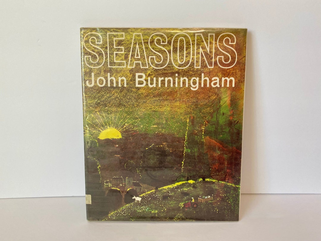 Vintage 1971 'seasons' by John Burningham Hardcover Book, Ex-library ...