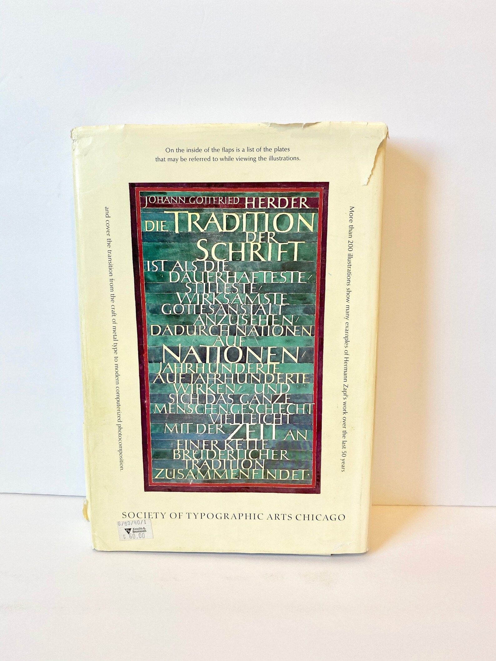 Vintage 1987 'hermann Zapf and His Design Philosophy' | Etsy