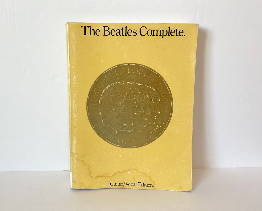 Vintage 1983 'the Beatles Complete' Guitar/vocal Edition Paperback Book ...