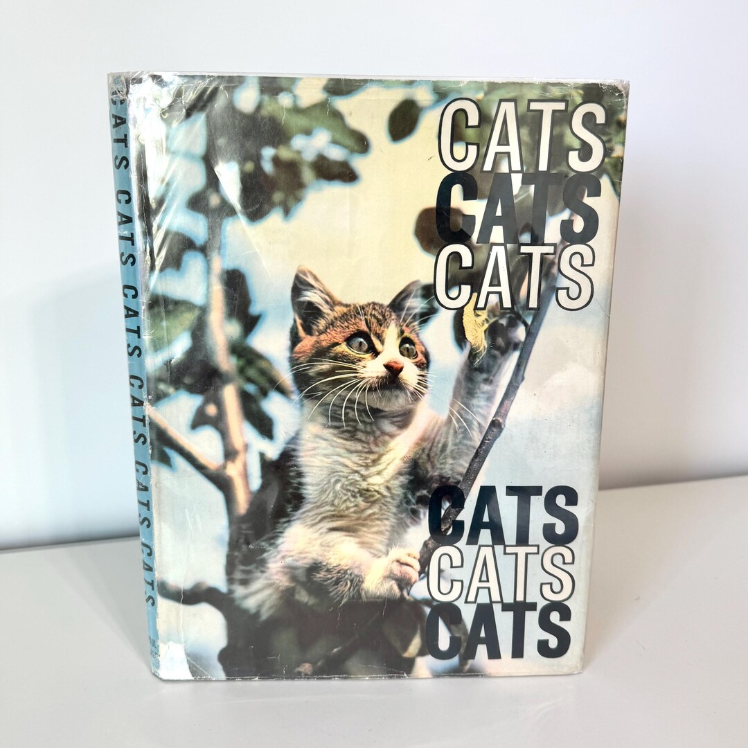 Vintage 1961 'cats' by John R. Gilbert Hardcover Book, Cat Photography ...