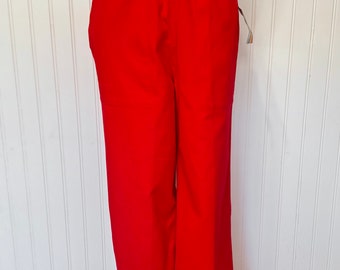 Vintage 1970s Sweet Orr Red Pants, Deadstock/new Old Stock Vintage 1970s Sweet Orr Red Pants, Deadstock/new Old Stock