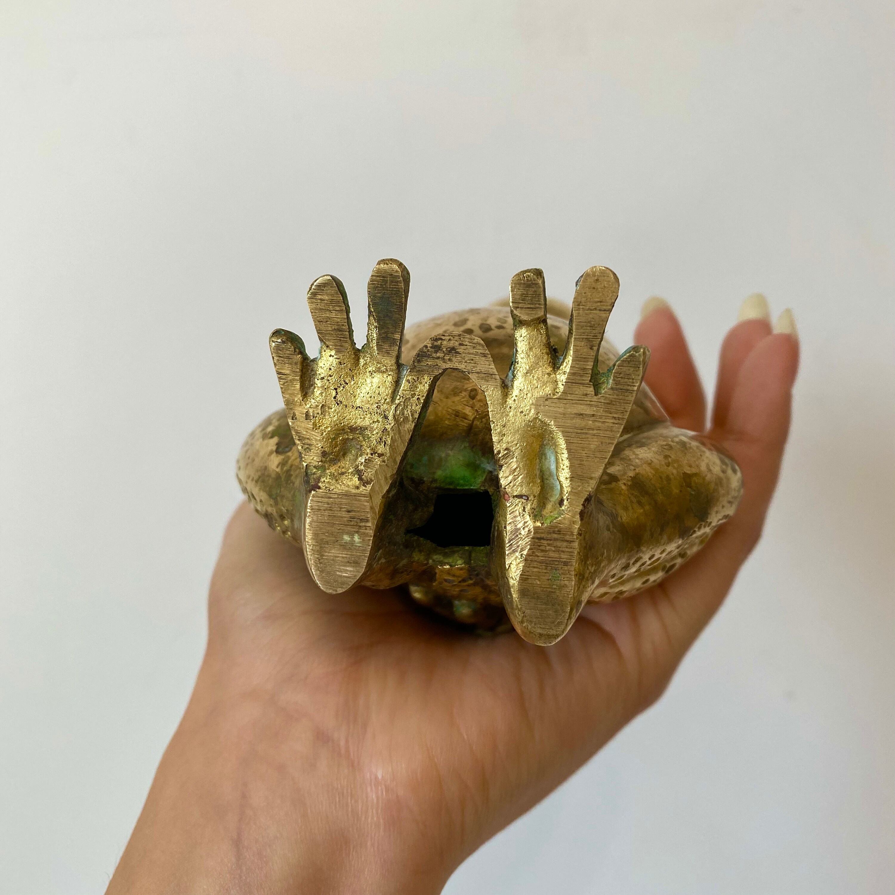 Vintage Solid Brass Prince Frog Figurine Frog/toad Animal - Etsy