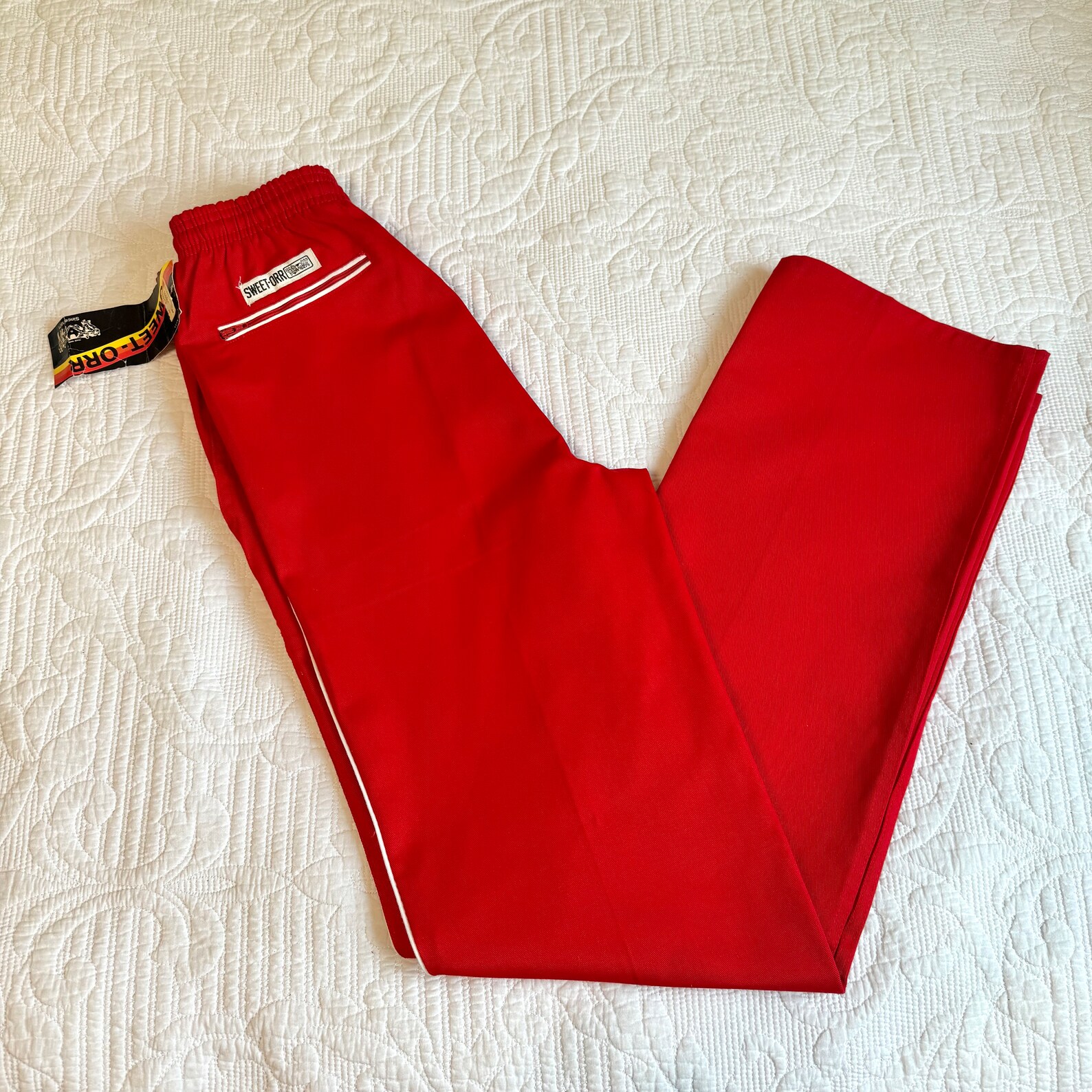 Vintage 1970s Sweet Orr Red Pants, Deadstock/new Old Stock With Tags ...