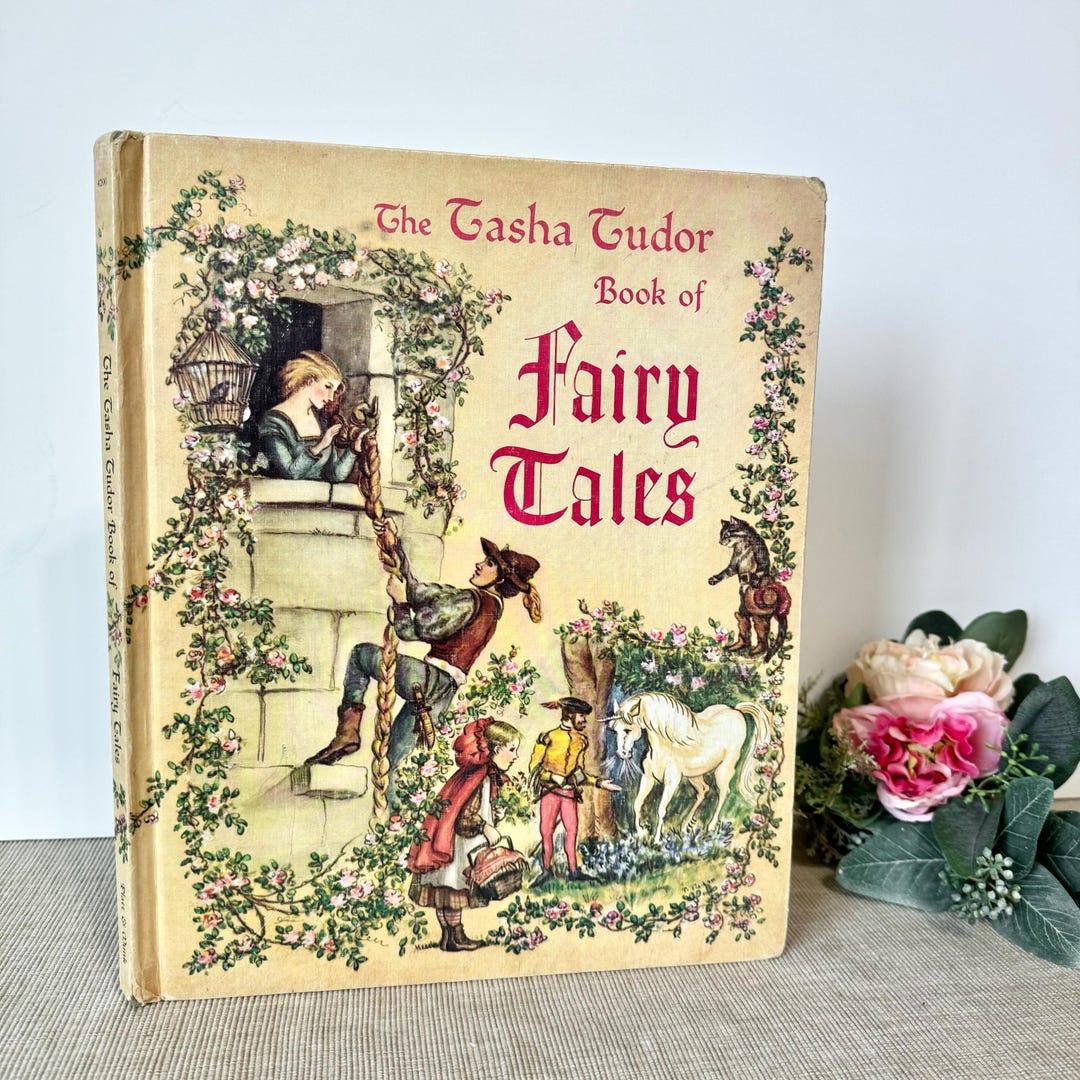 Vintage 1965 'the Tasha Tudor Book of Fairy Tales' Hardcover Book ...