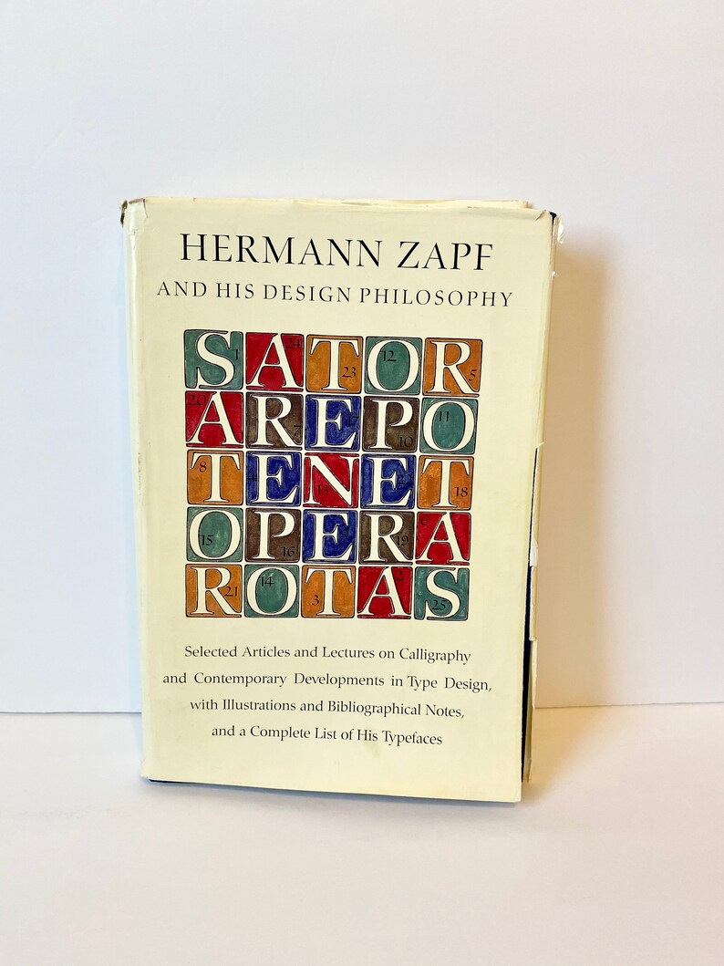 Vintage 1987 'hermann Zapf and His Design Philosophy' | Etsy