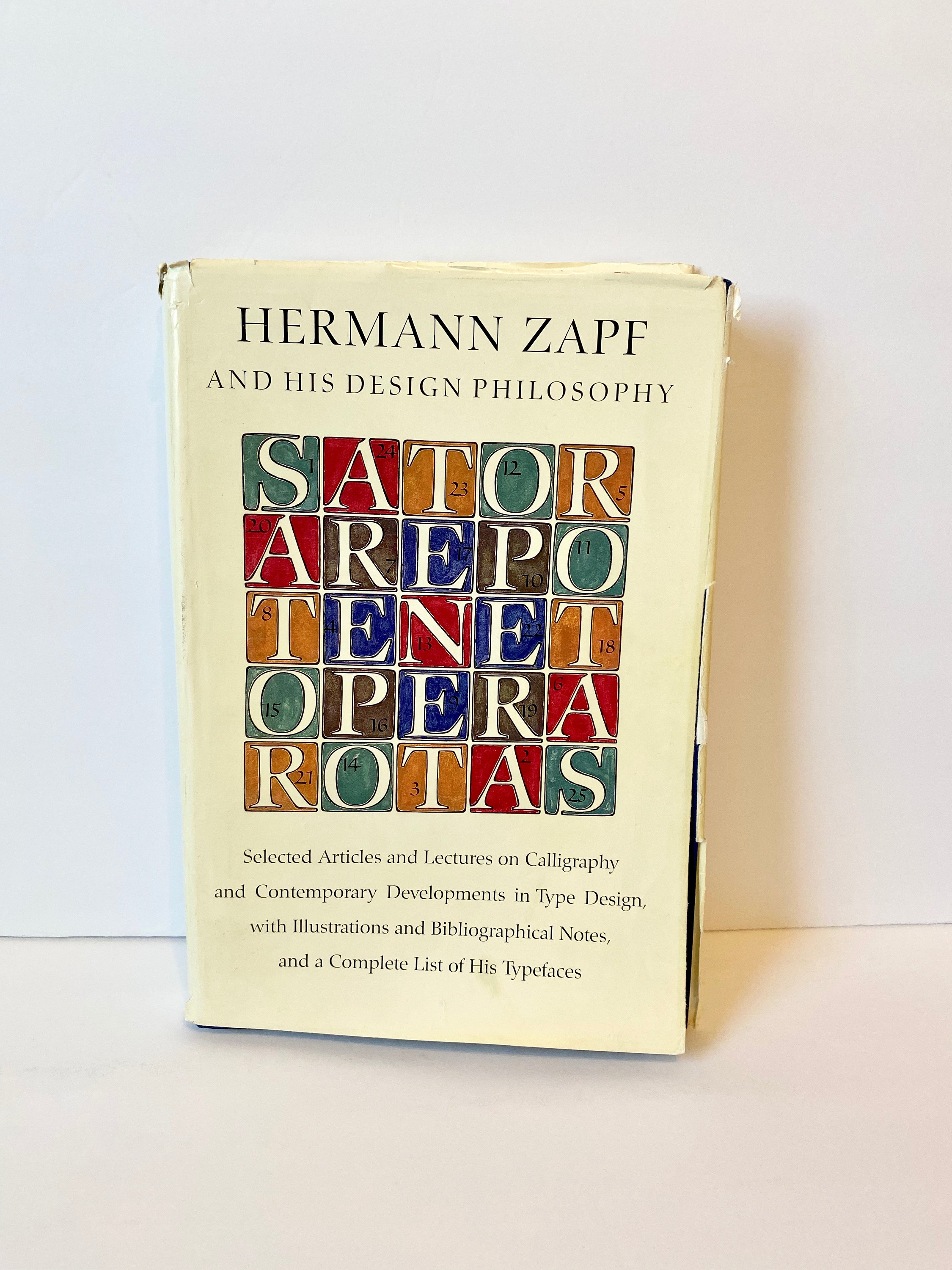 Vintage 1987 'hermann Zapf and His Design Philosophy' | Etsy