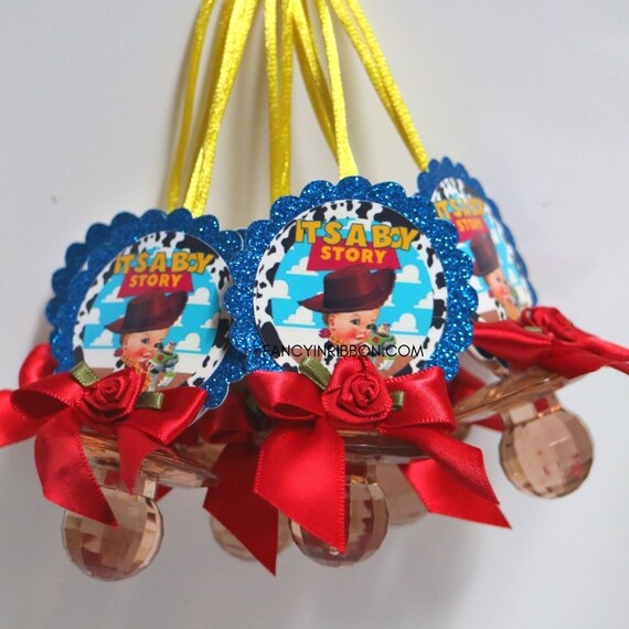 12 Baby Boy Cowboy Western Themed Baby Shower Pacifier | Etsy